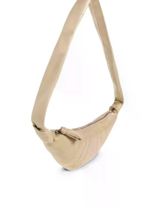 LEMAIRE Small Croissant Knotted Leather Shoulder Bag
