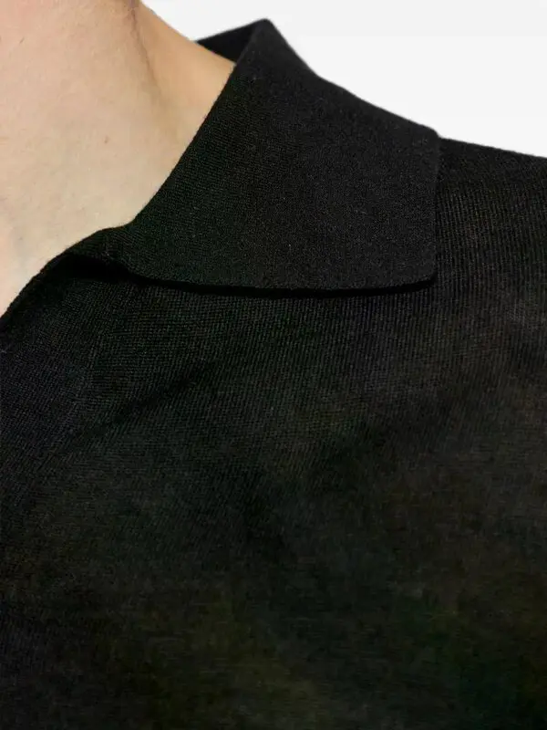 FRAME Short-sleeve Knitted Polo Shirt