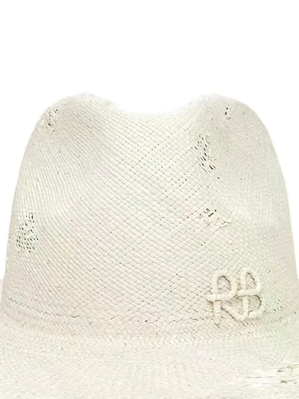 Ruslan Baginskiy Pearl-embellished Fedora Hat
