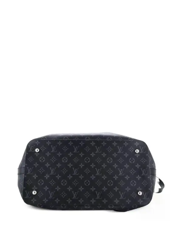LOUIS VUITTON Monogram Eclipse Canvas Greenwich Nm Travel Bag - Black