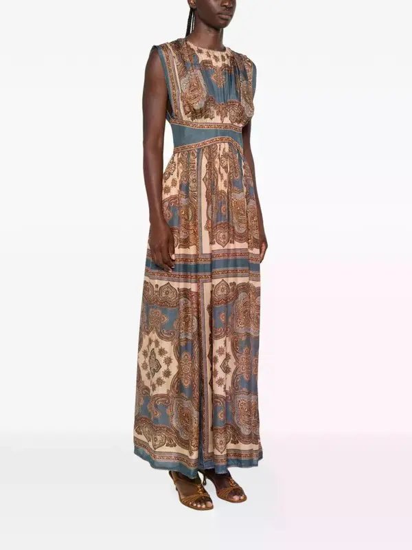 Zimmermann Paisley-pattern Sleeveless Maxi Dress