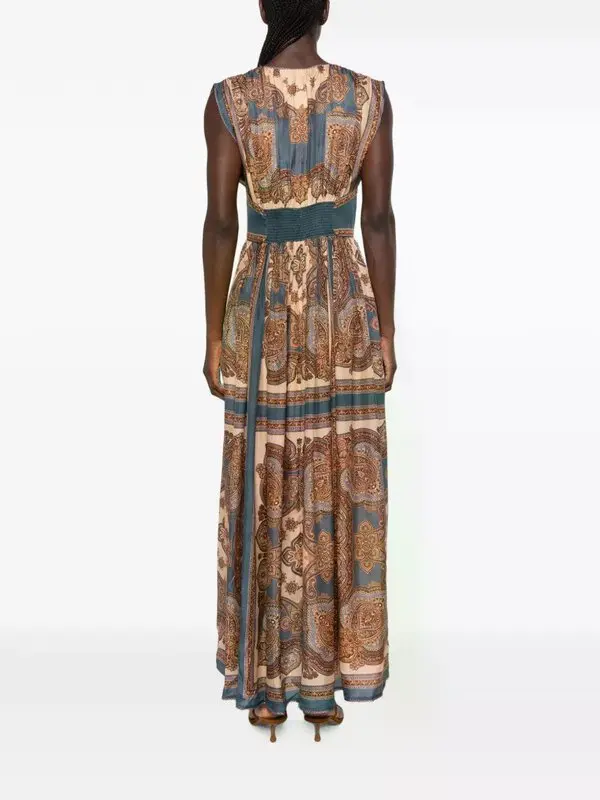 Zimmermann Paisley-pattern Sleeveless Maxi Dress