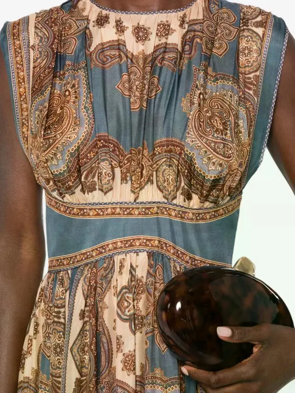 Zimmermann Paisley-pattern Sleeveless Maxi Dress