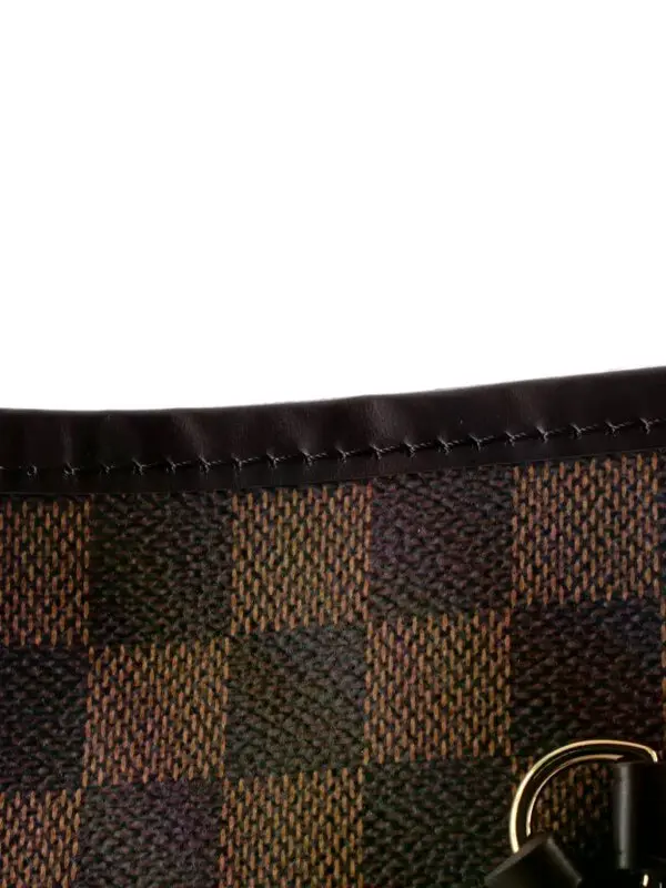 LOUIS VUITTON Damier Ebene Neverfull Gm Tote Bag - Brown