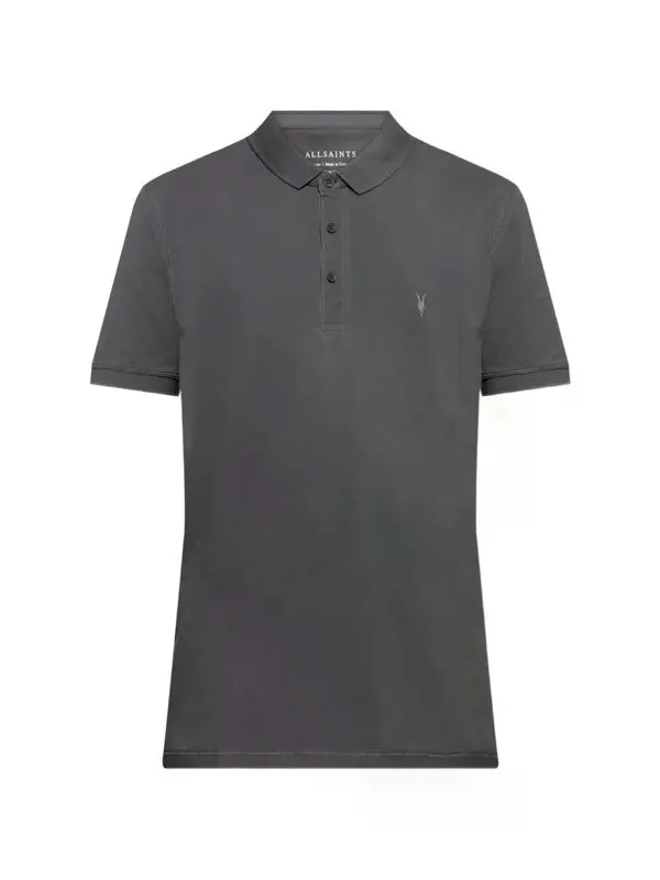 ALLSAINTS Reform Embroidered-logo Polo Shirt - Grey