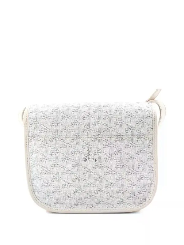 Goyard Belvedere Messenger Bag Coated Canvas Pm Crossbody Bag - White