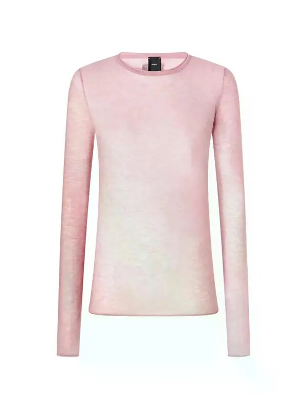 Pinko Sequin-embellished Long-sleeve Top - Pink