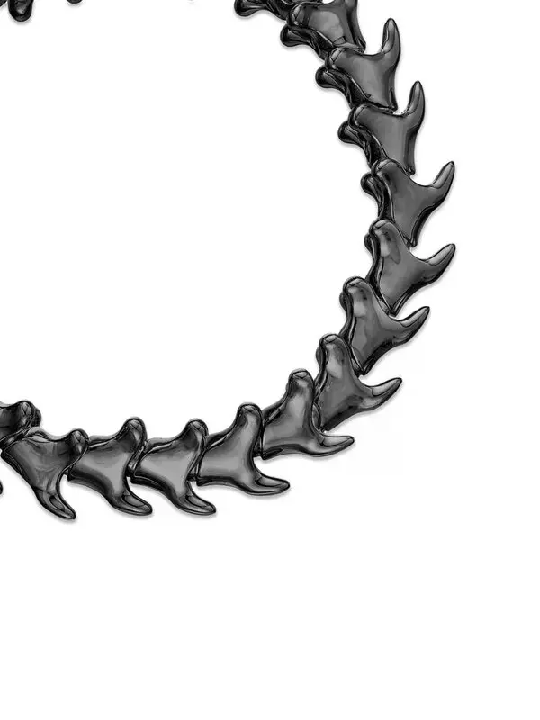 SHAUN LEANE Serpent's Trace Wide Bracelet - Black
