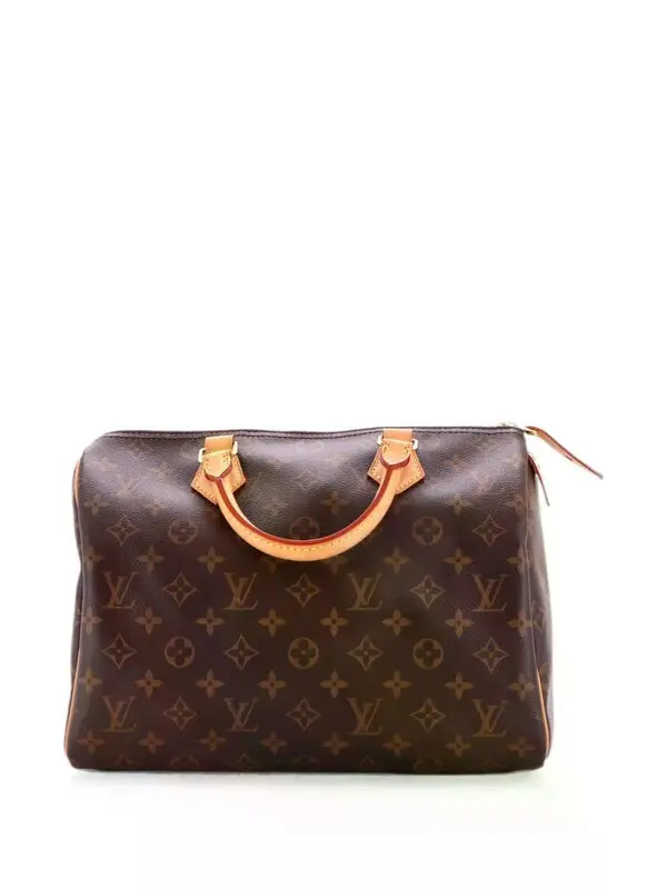 LOUIS VUITTON Speedy Handbag Monogram Canvas 30 Satchel