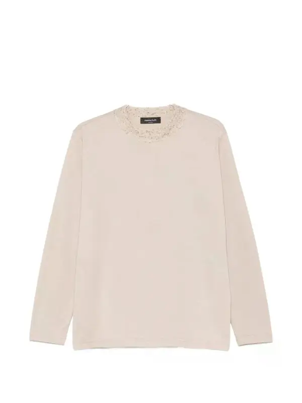 Fabiana Filippi Ribbed-neck T-shirt