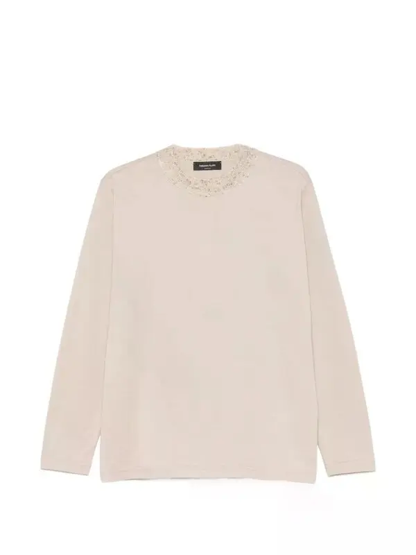 Fabiana Filippi Long Sleeve Crew Neck T-shirt