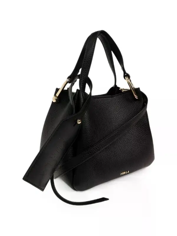 Furla Mini Nuvola Grained Leather Tote Bag