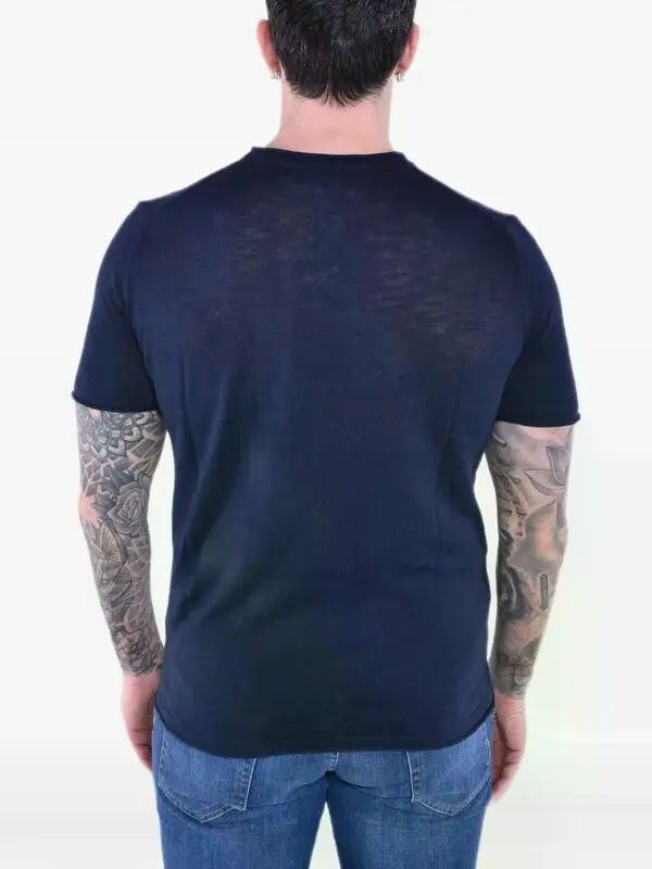 BLAUER. Chest-pocket T-shirt