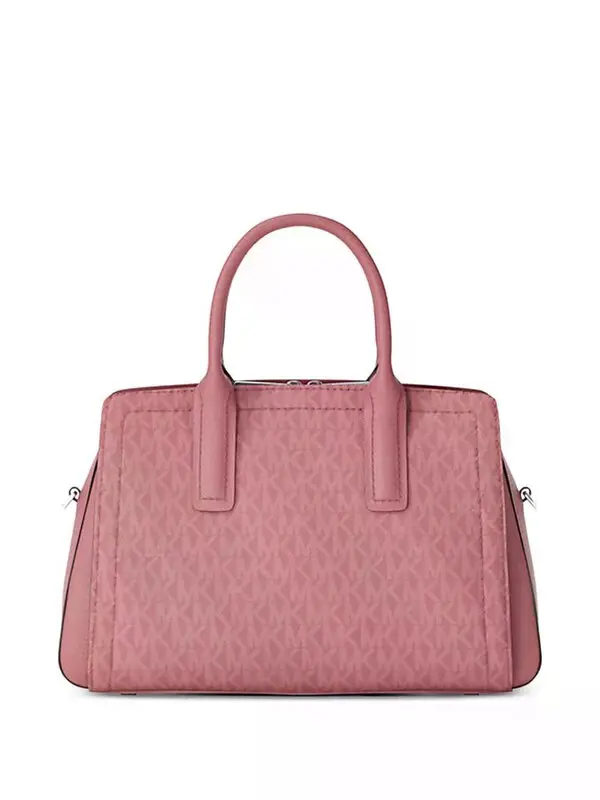 Michael Kors Logo-print Calf Leather Trim Tote Bag