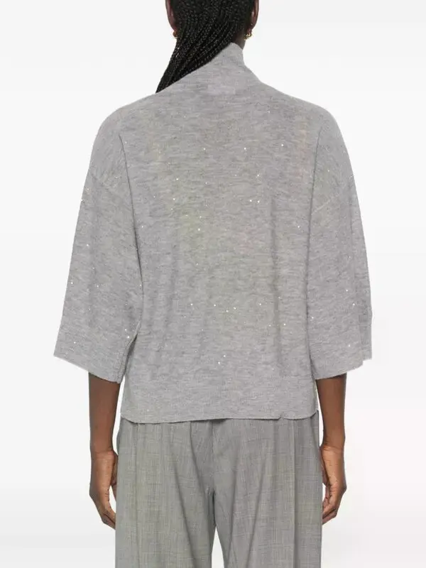 Fabiana Filippi Sequin-embellished High-neck Sweater