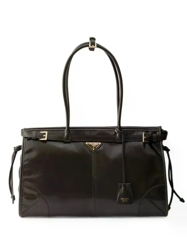 Prada Bonnie Large Leather Handbag
