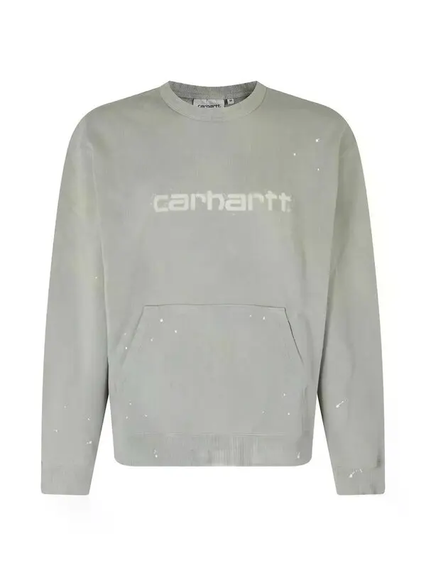 Carhartt Work In Progress Painter Logo-print Sweatshirt - Green