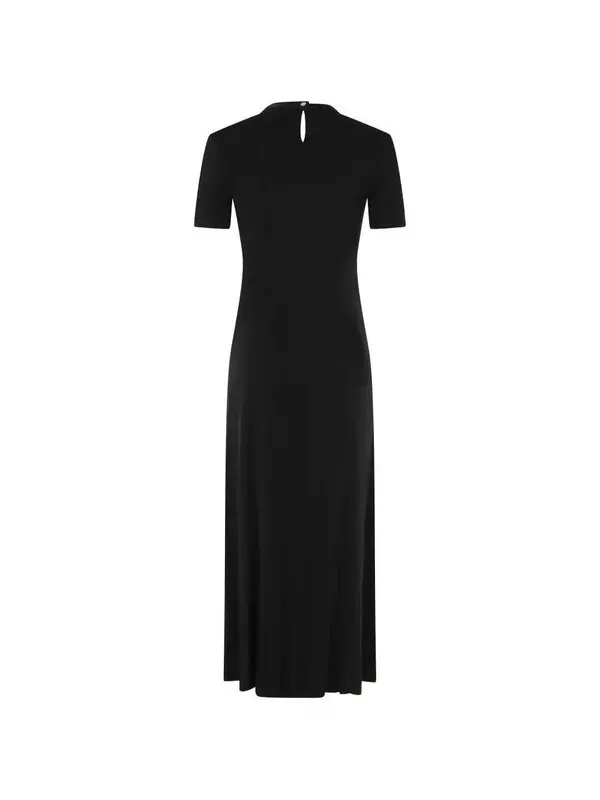 Rabanne Draped Asymmetric Maxi Dress