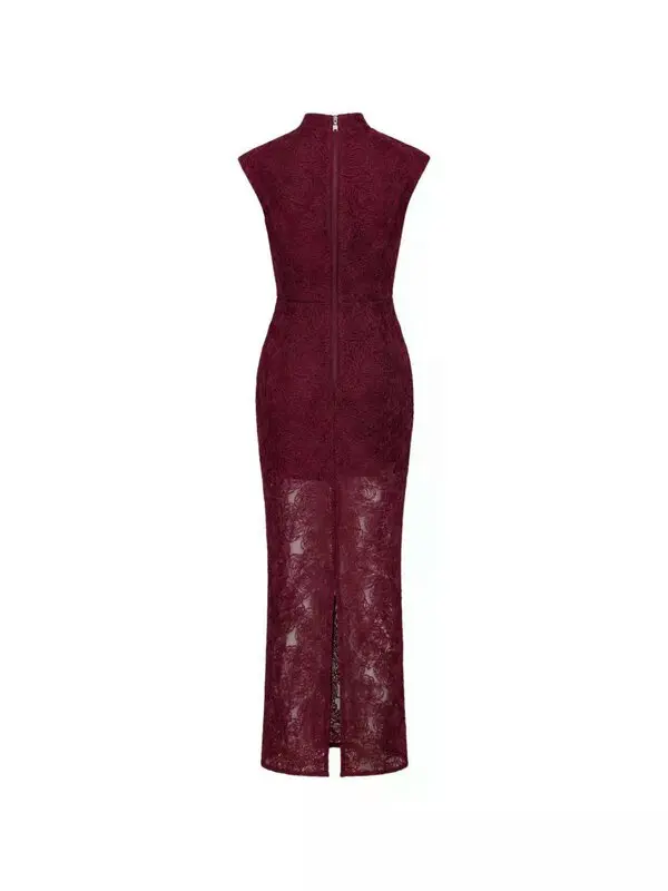 ROTATE BY BIRGER CHRISTENSEN Floral-mesh Maxi Dress