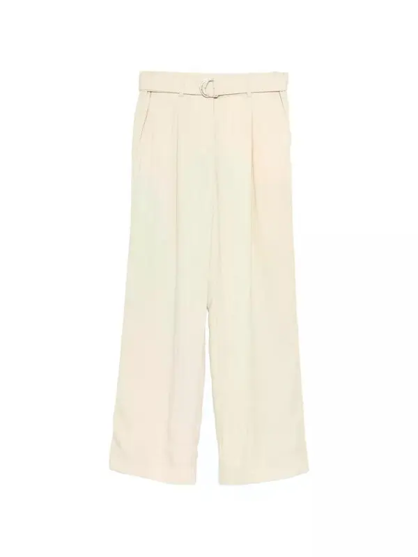Helmut Lang Belted Pleated Trousers