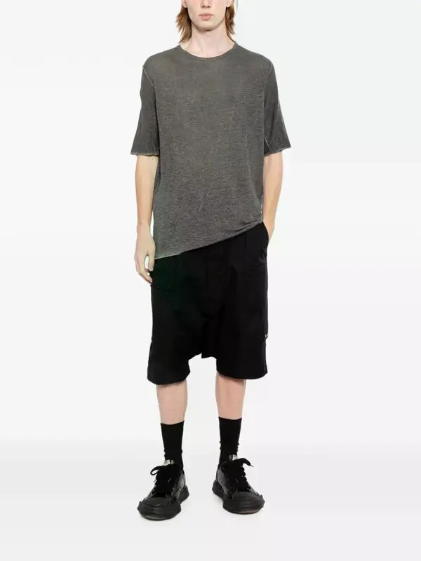 ISAAC SELLAM EXPERIENCE Raw-edge Short-sleeve T-shirt
