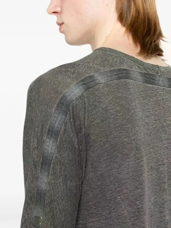 ISAAC SELLAM EXPERIENCE Raw-edge Short-sleeve T-shirt