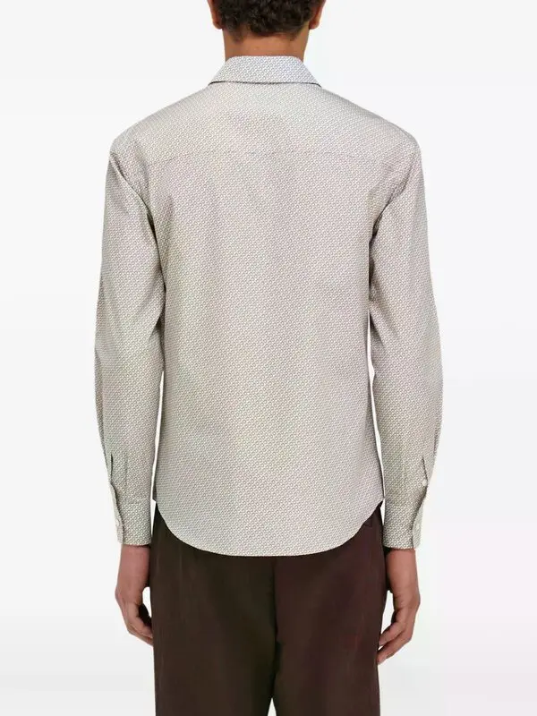 FERRAGAMO Micro-patterned Shirt