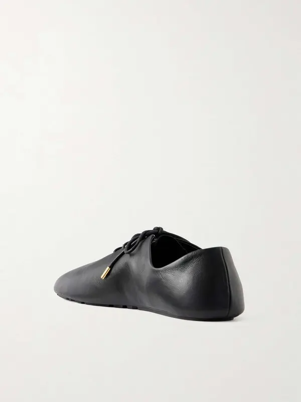 Loewe Pebble Embellished Leather Sneakers