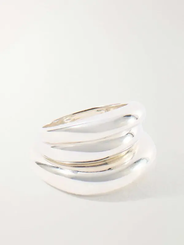 SOPHIE BUHAI Set Of Three Sterling Rings - Silver