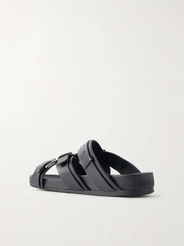 Loewe Type Fussbett Embellished Leather Sandal