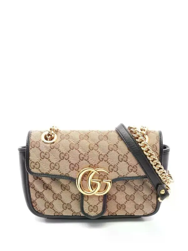 Gucci Gg Marmont Matelassé Canvas Cross Body Bag