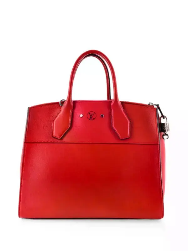 LOUIS VUITTON City Steamer Handbag - Red