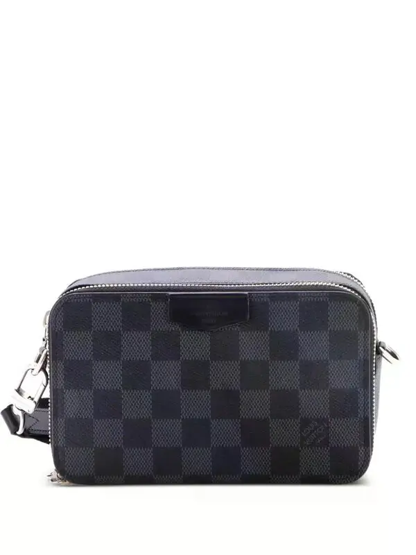 LOUIS VUITTON Alpha Wearable Wallet Damier Graphite Crossbody Bag - Black