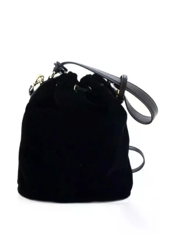 Prada Velvet Mini Satchel - Black
