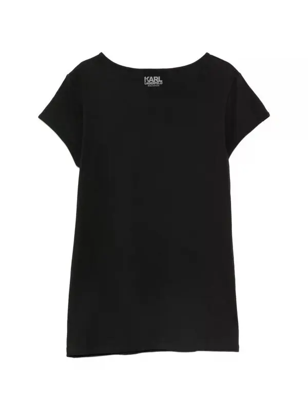 Karl Lagerfeld Profile-print T-shirt