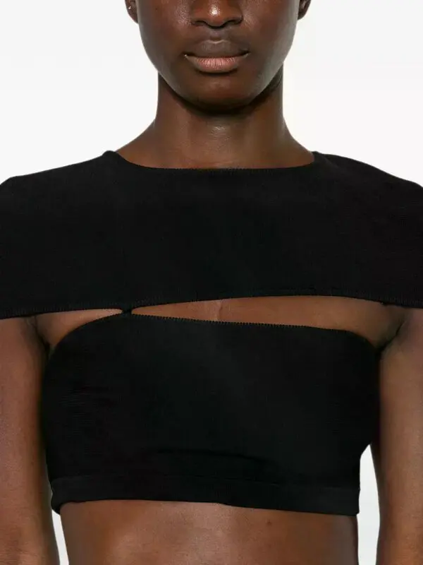 Cult Gaia Brett Cropped Top