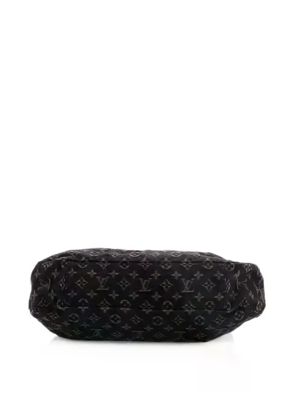LOUIS VUITTON Daily Handbag Denim Pm Hobo Bag