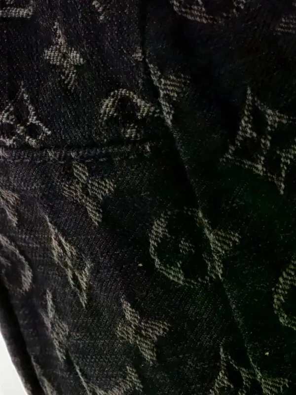 LOUIS VUITTON Daily Handbag Denim Pm Hobo Bag