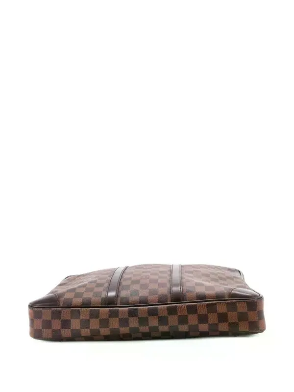 LOUIS VUITTON Porte-documents Voyage Damier Pm Business Bag - Brown