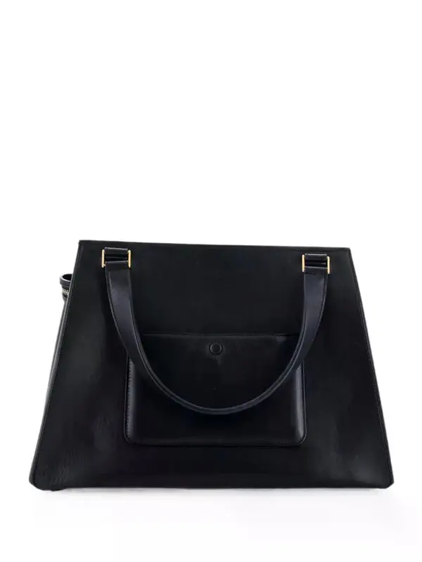 Celine Edge Bag Leather Medium Satchel