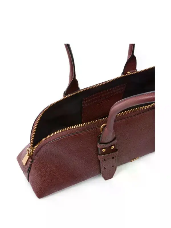 Pinko Love Birds Leather Tote Bag