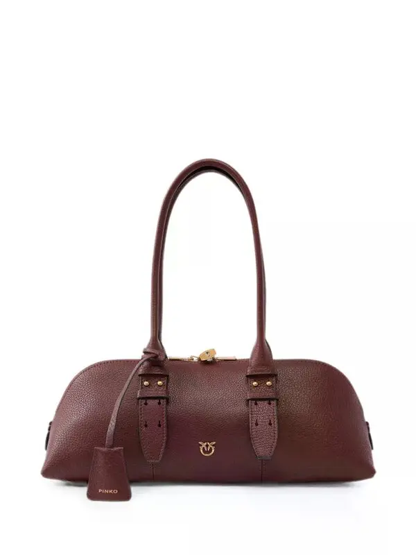 Pinko Love Birds Leather Tote Bag