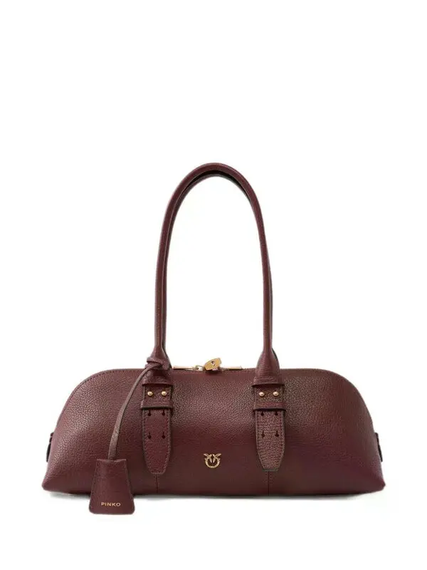 Pinko Love Birds Leather Tote Bag
