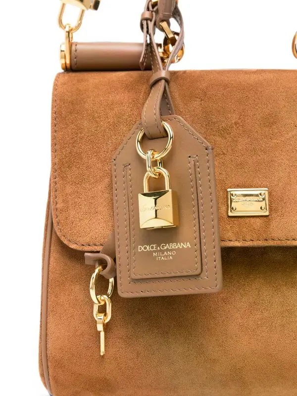 Dolce & Gabbana Sicily Logo-plaque Tote Bag - Brown