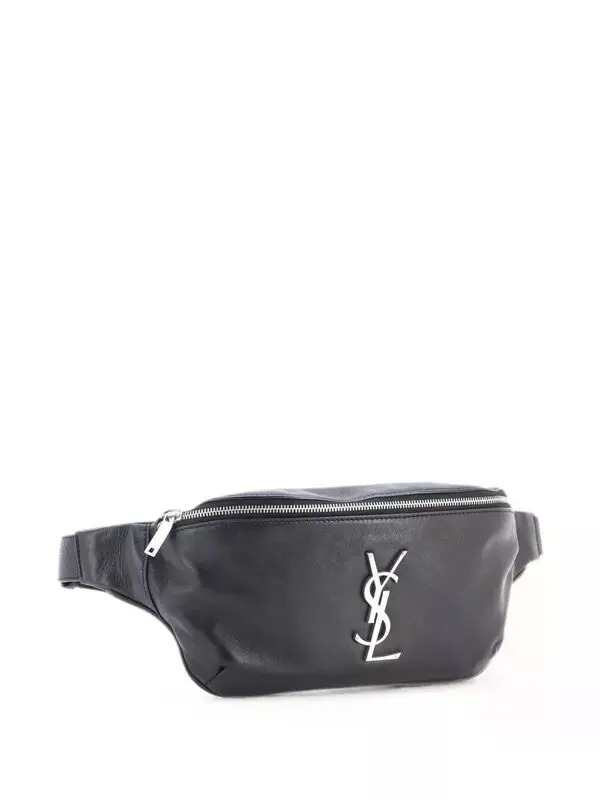 Saint Laurent Classic Monogram Belt Bag - Black