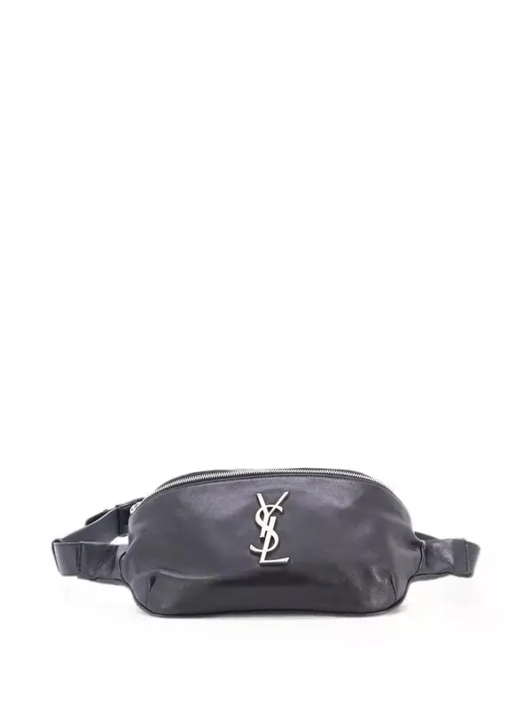 Saint Laurent Classic Monogram Belt Bag - Black