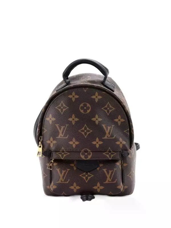 LOUIS VUITTON Palm Springs Monogram Canvas Mini Backpack - Brown