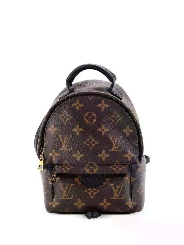 LOUIS VUITTON Palm Springs Monogram Canvas Mini Backpack - Brown