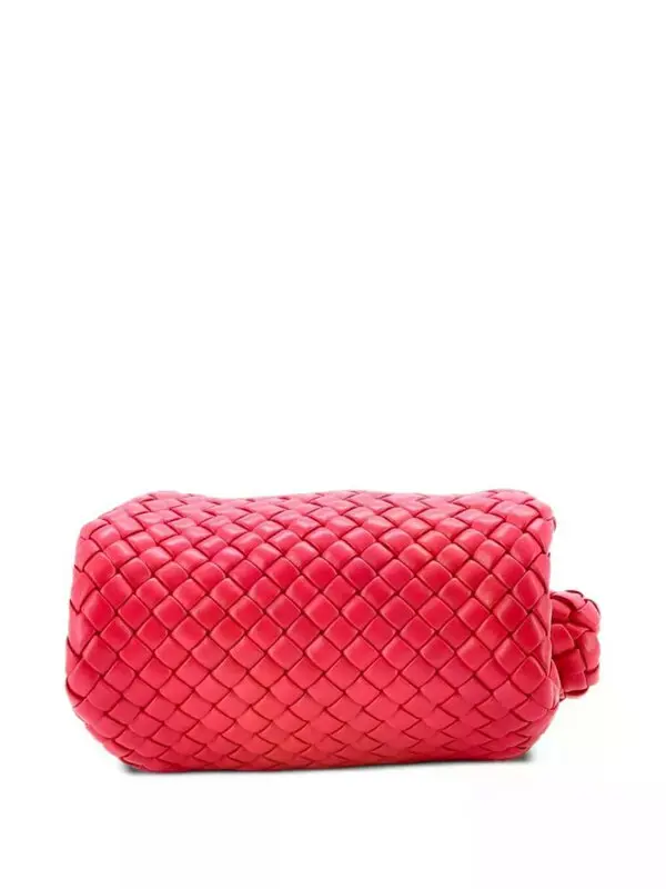 Bottega Veneta Padded Handle Tote Intrecciato Nappa Mini Satchel - Pink
