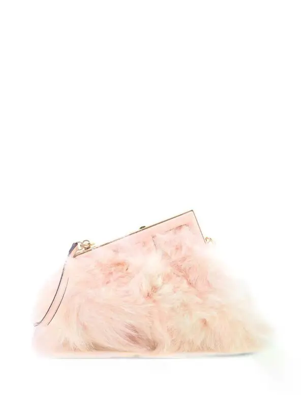 Fendi Fur Small Shoulder Bag - Pink